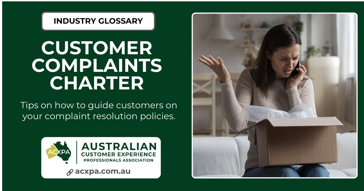Customer Complaints Charter -Tips and examples