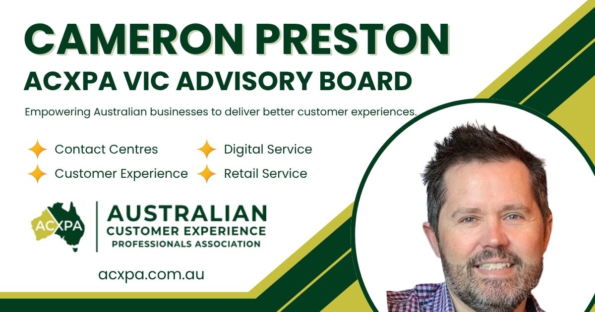 Cameron Preston - ACXPA Victoria Advisory Board Member