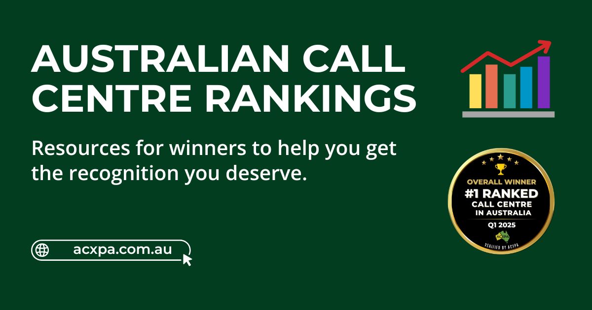 Resources for Winners of the Call Centre Rankings | ACXPA